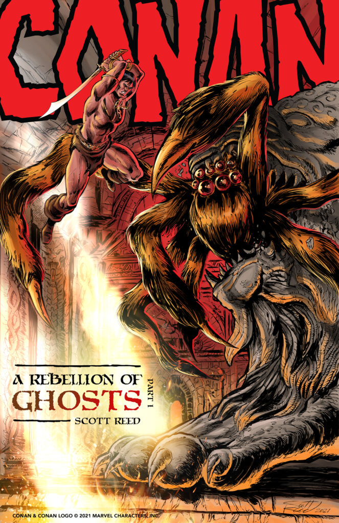 CONAN: A REBELLION OF GHOSTS – Featuring the works of Scott Reed